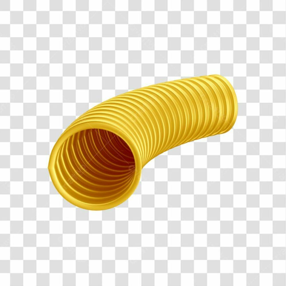 Asset 3d eletroduto corrugado 20 milímetros antichamas amarelo com ...