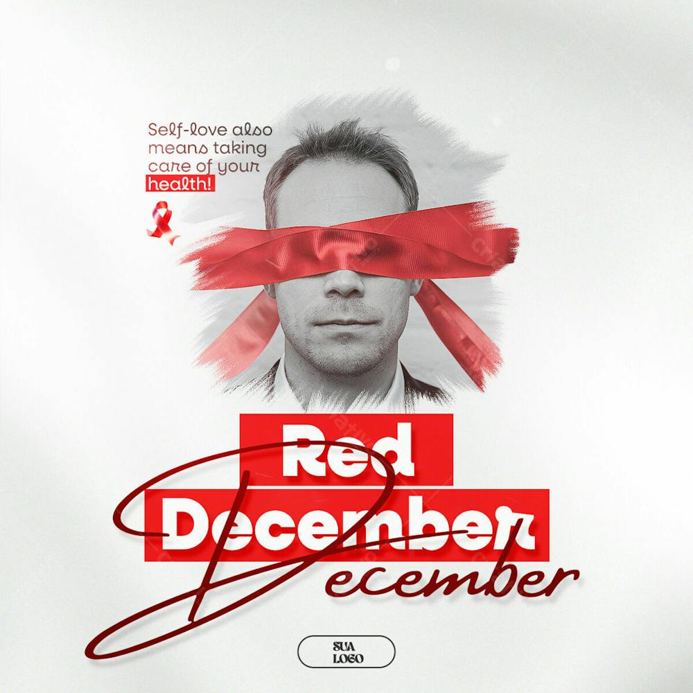 Red december month of struggle and awareness against aids, hiv and ...