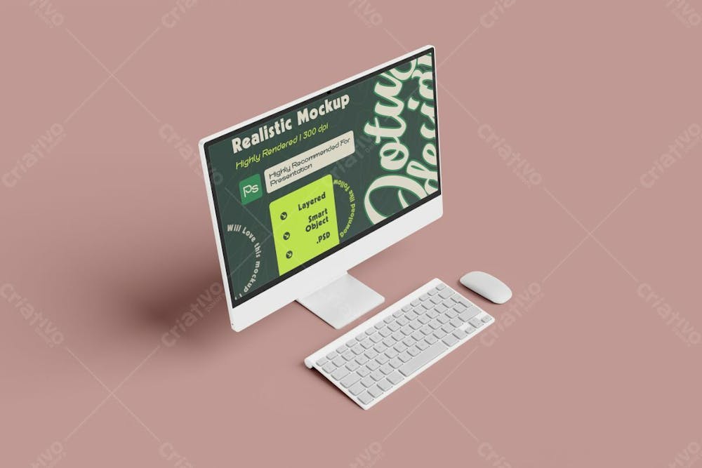 Desktop pc psd high quality rendered editable mockup - [download ...