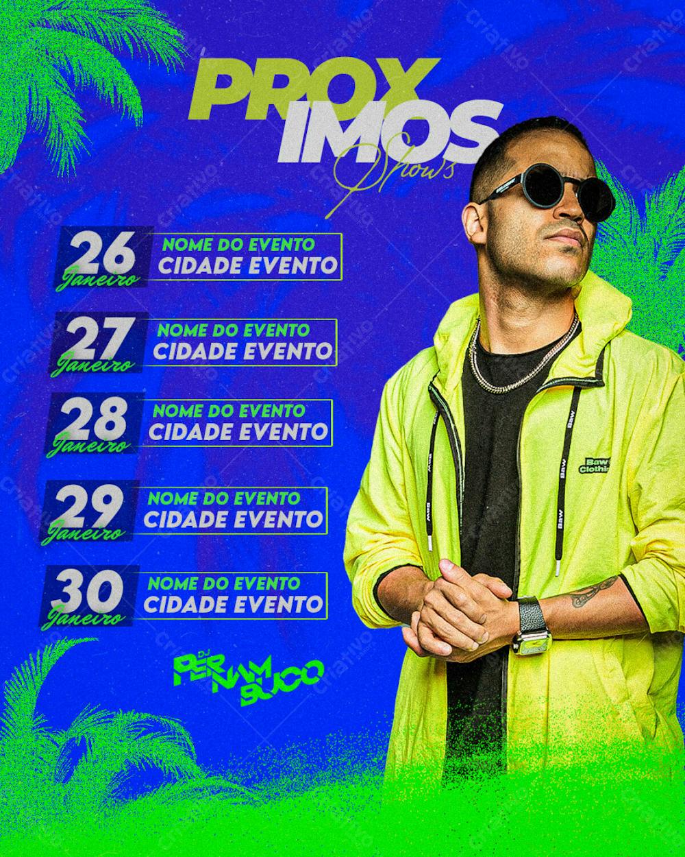 Editable PSD Flyer for Music Concerts | PSD Premium [download]