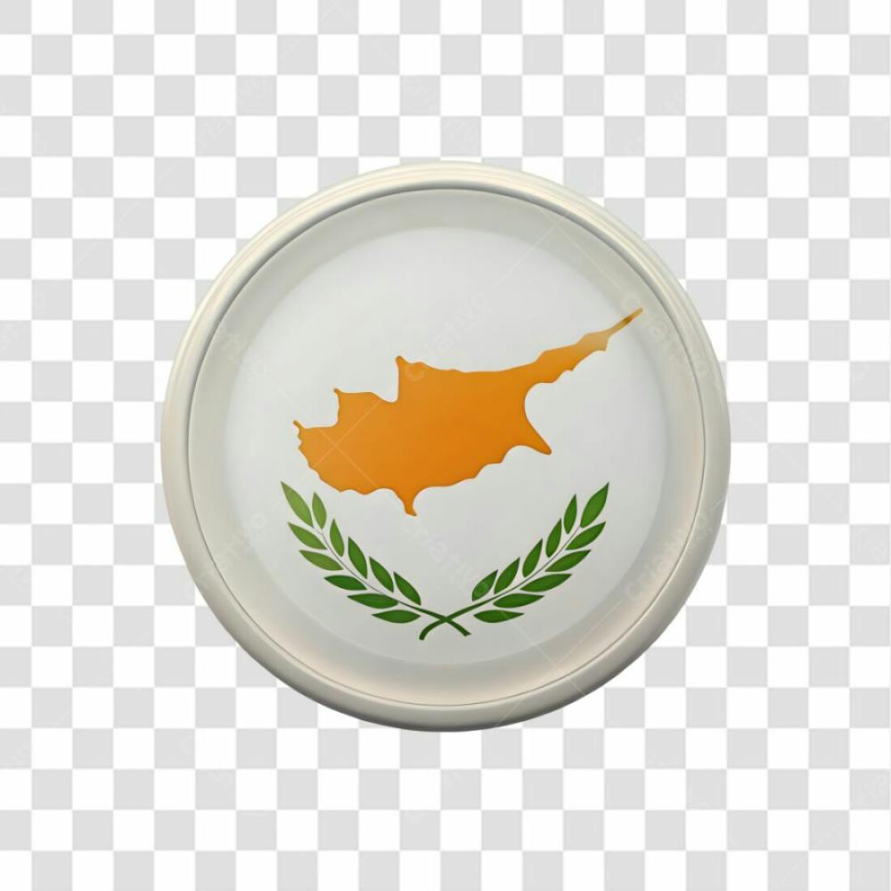 3d cyprus flag icon circle shape - [download] 108001 | Criativo Dahora