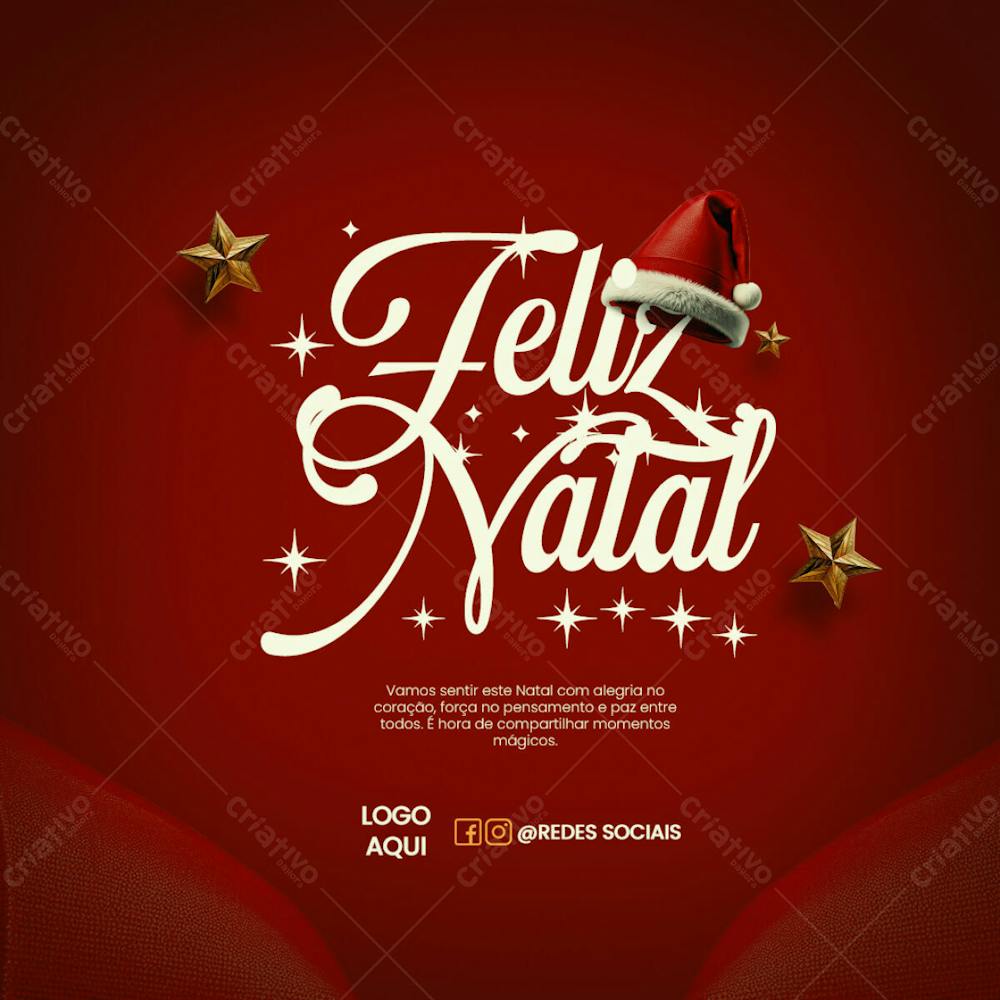 Flyer Feliz Natal PSD Editável | PSD Premium [download]