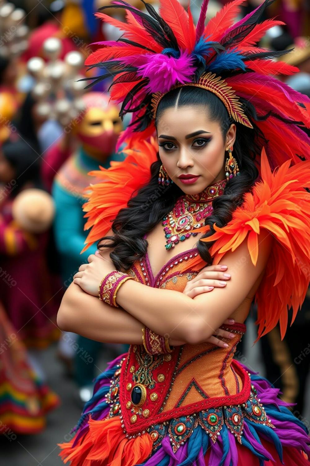 Musa do carnaval mulher feliz no carnaval imagem em png fullhd 4k ...