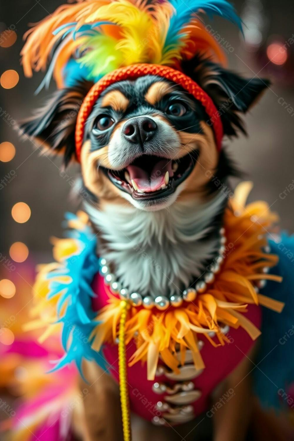 Cachorro fantasiado com roupa de carnaval - [download] 116715 ...