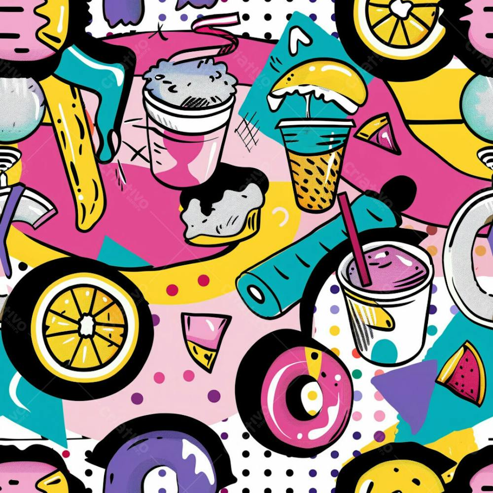 Pop Art Abstract Texture for Background | Texturas Premium [download]