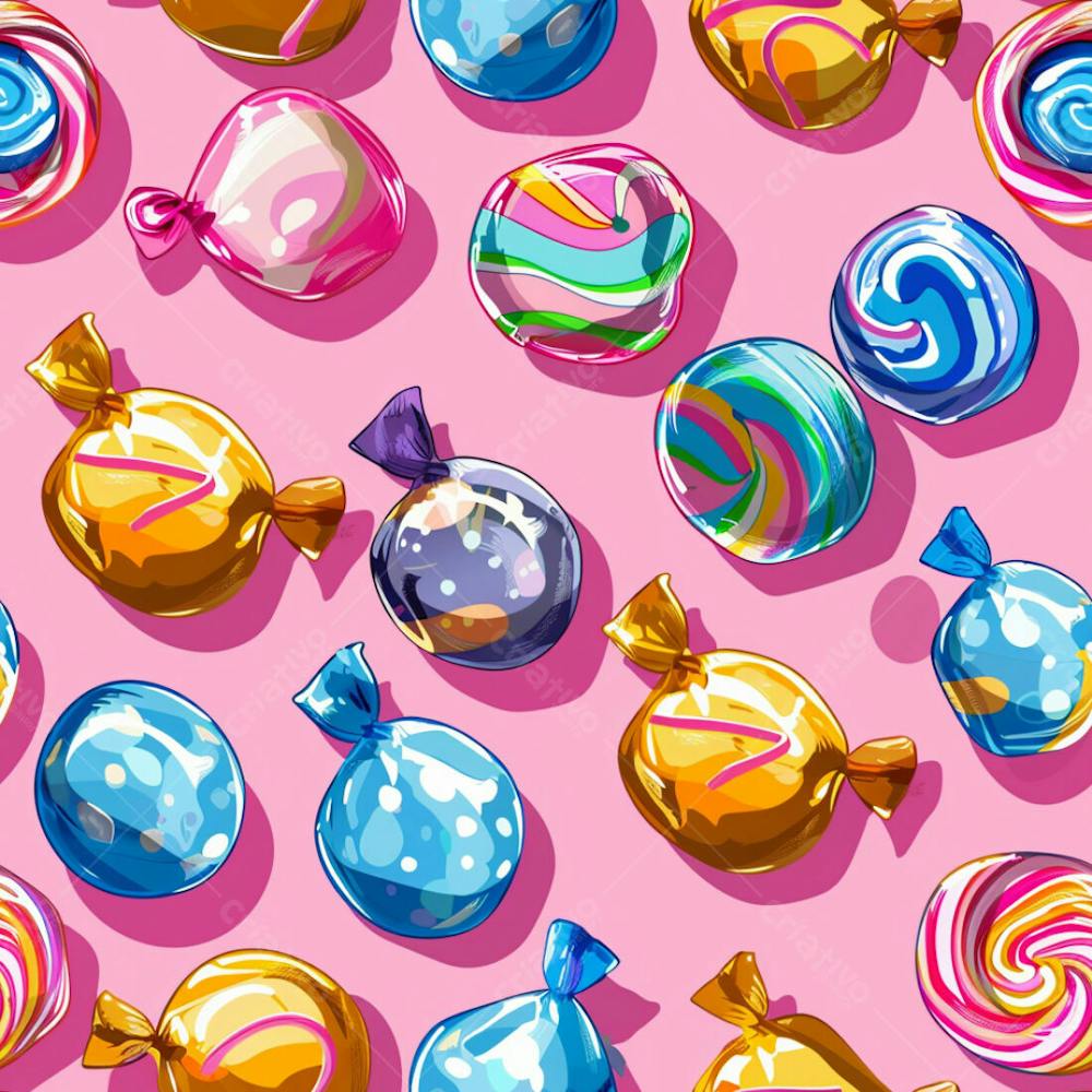 Candy Pattern High Resolution Design | Texturas Premium [download]