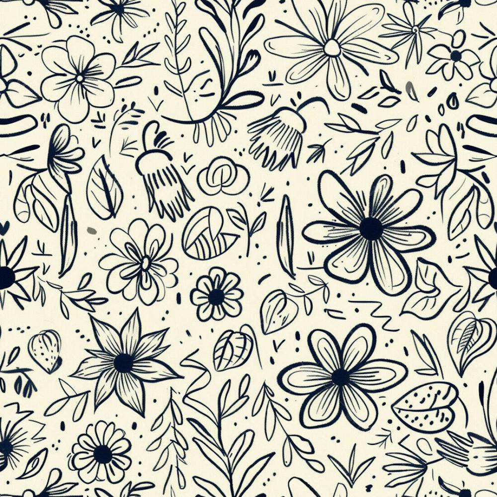 Doodles pattern high resolution design asset - [download] 126241 ...