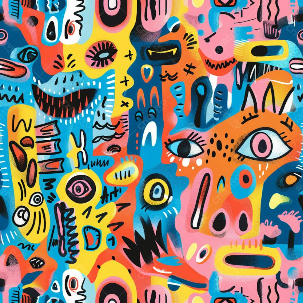 Doodles Pattern High Resolution Design Asset | Texturas Grátis [download]