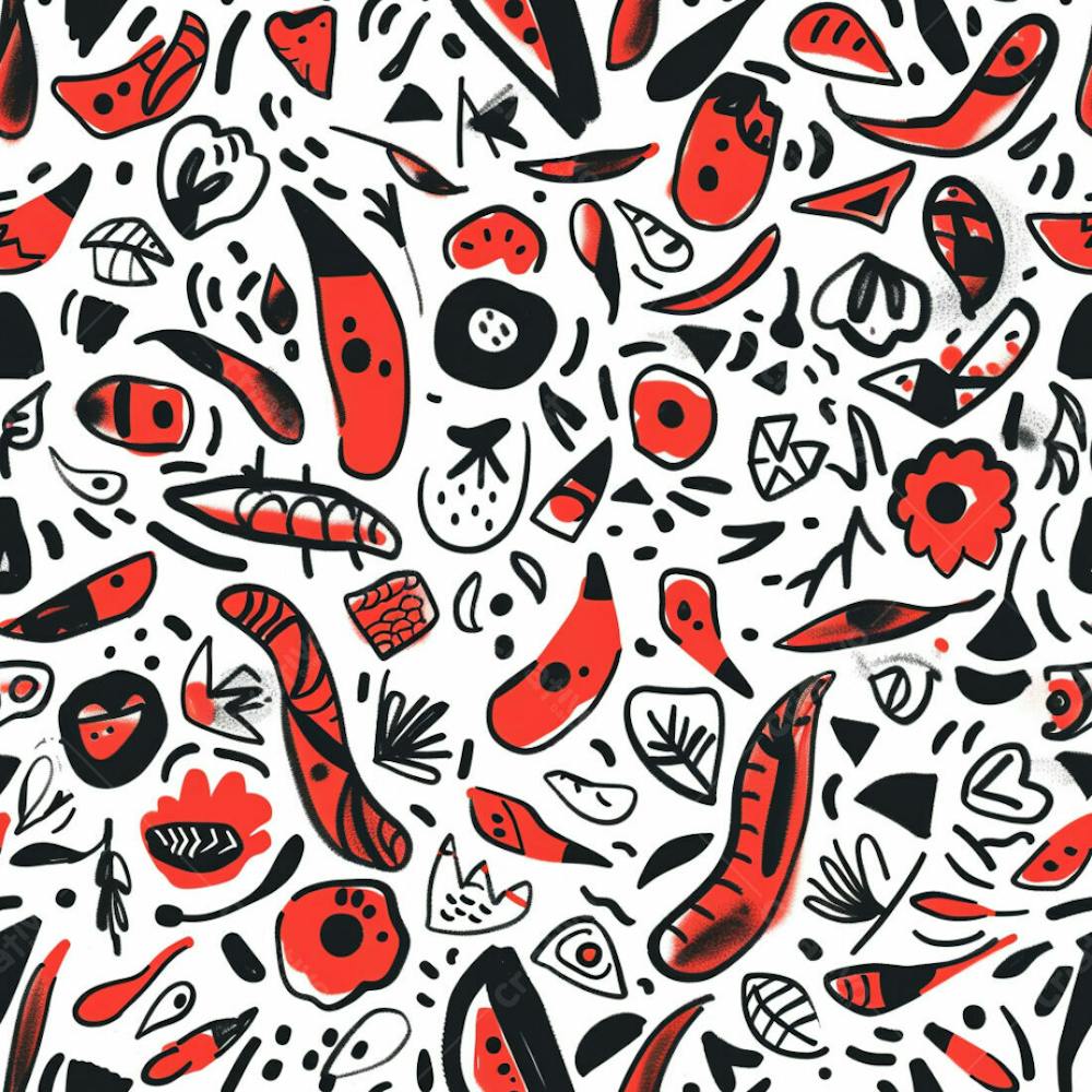 Doodles Pattern High Resolution Design Asset | Texturas Grátis [download]