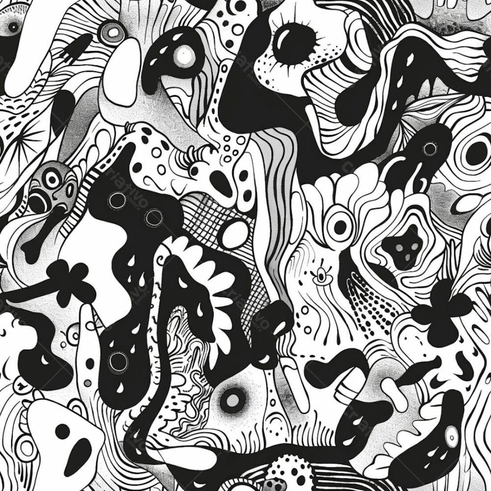 Doodles Pattern High Resolution Design Asset | Texturas Grátis [download]