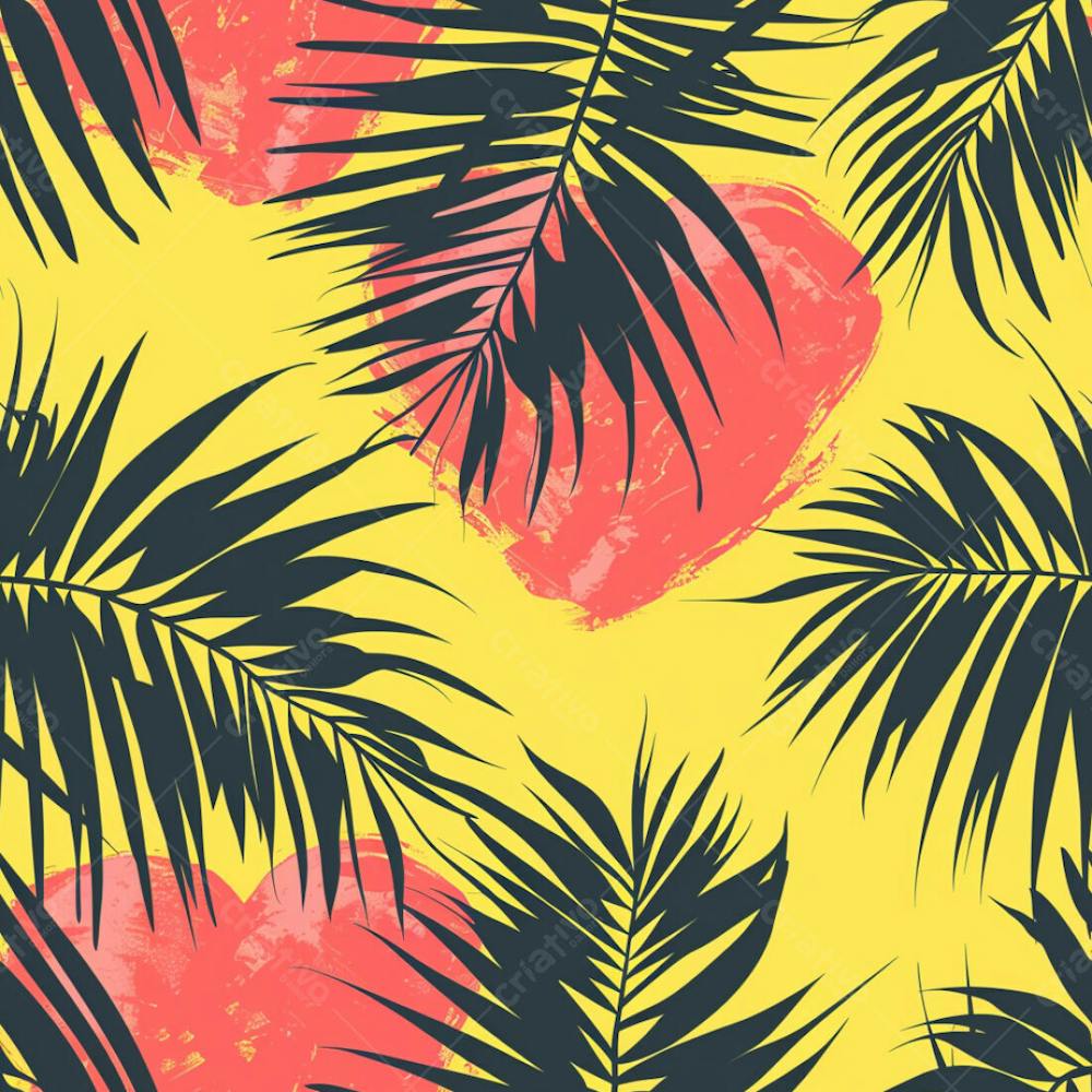 Textura Folhas Tropicais para Fundo | Texturas Grátis [download]