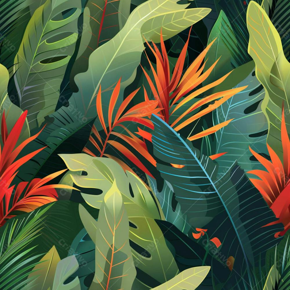 Jungle pattern high resolution design asset - [download] 134757 ...