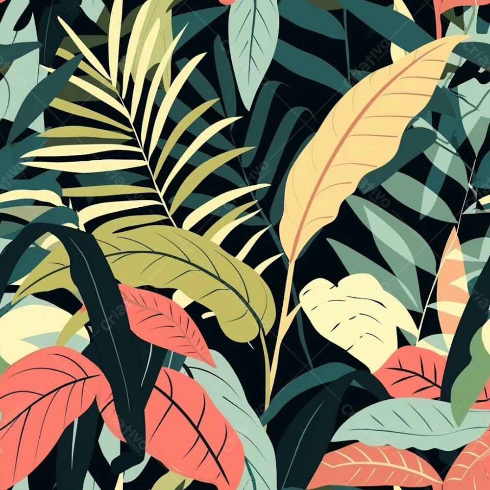 Jungle pattern high resolution design asset - [download] 134969 ...