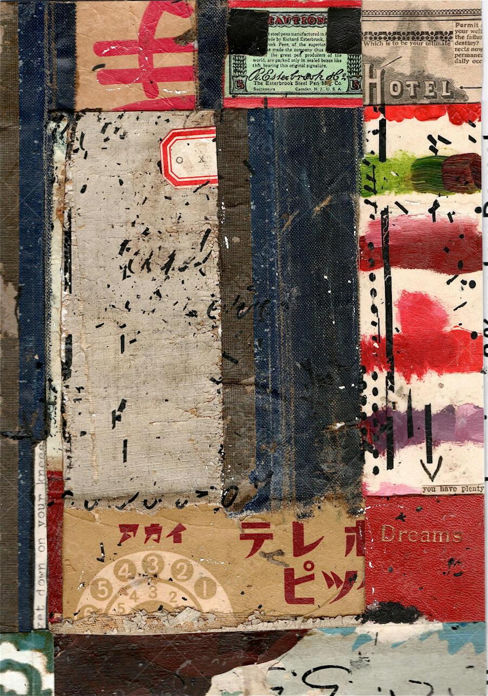 Abstract Collage with Earthy and Red Tones | Fotos Premium [download]