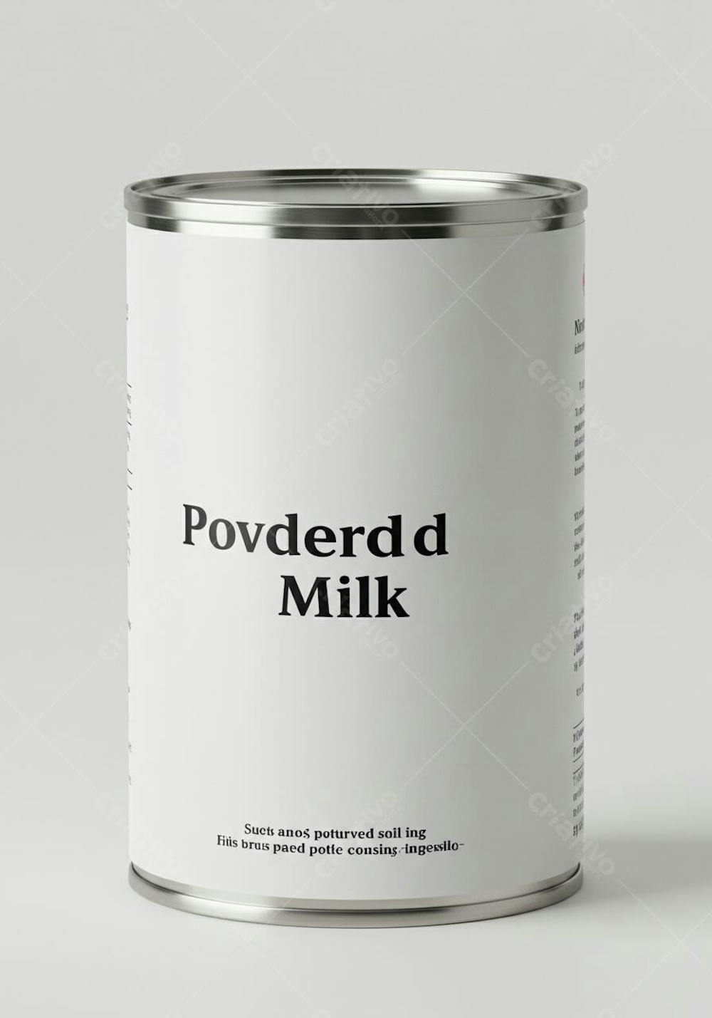 White Powdered Milk Can | Fotos IA Free [download]