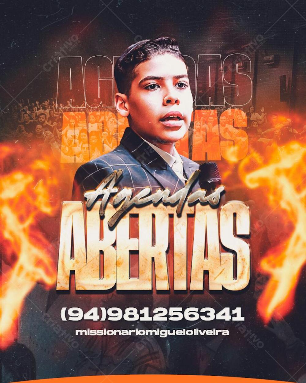 Flyer para Evento Religioso PSD Editável | PSD Premium [download]