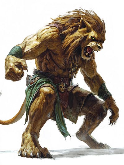 humanoid lion