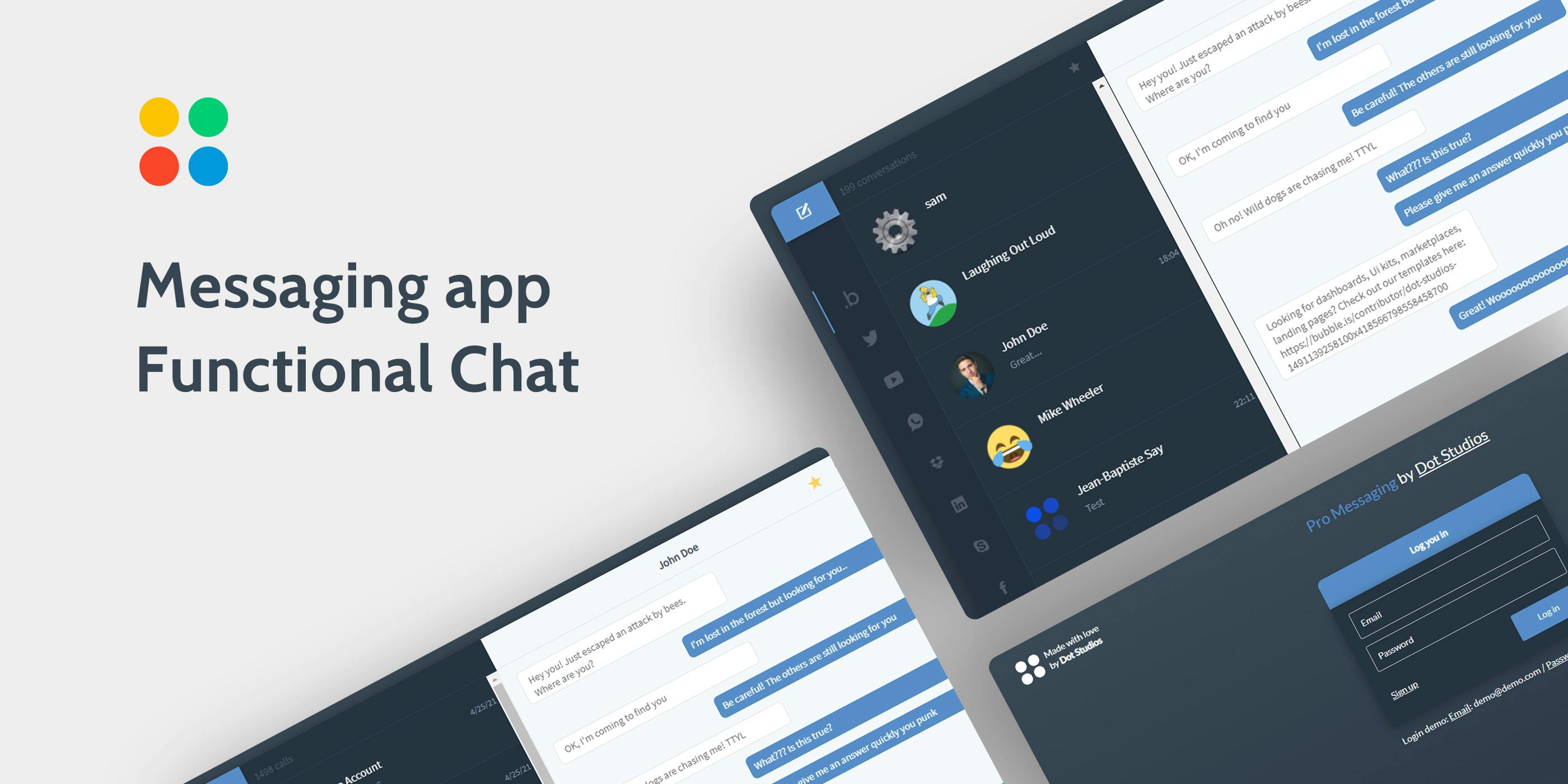 Pro Messaging Template Bubble