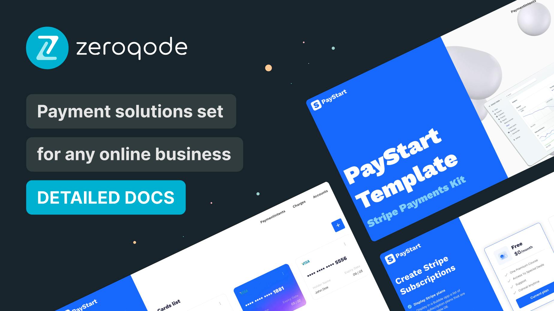 PayStart - Stripe Payments Kit Template | Bubble