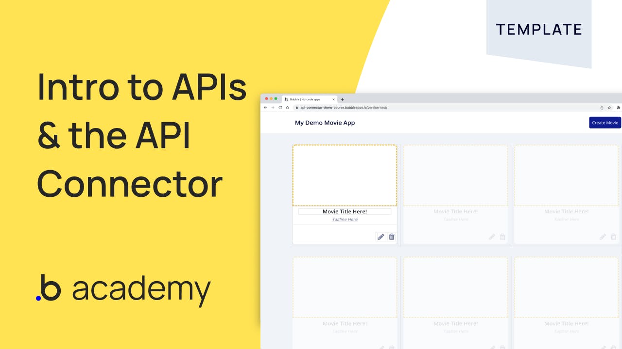 Intro To Apis Design Template Template | Bubble