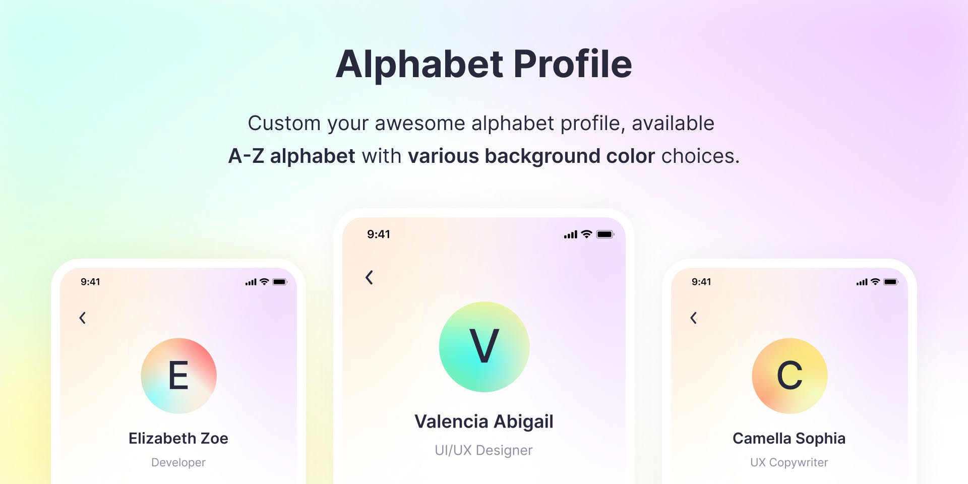 alphabet profile image Plugin | Bubble