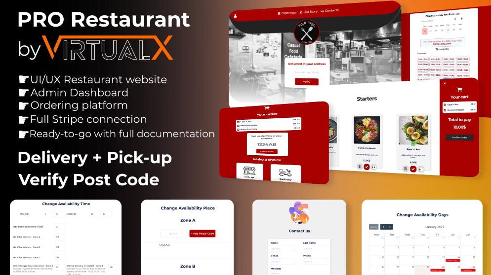 Pro Restaurant - Ordering Template | Bubble