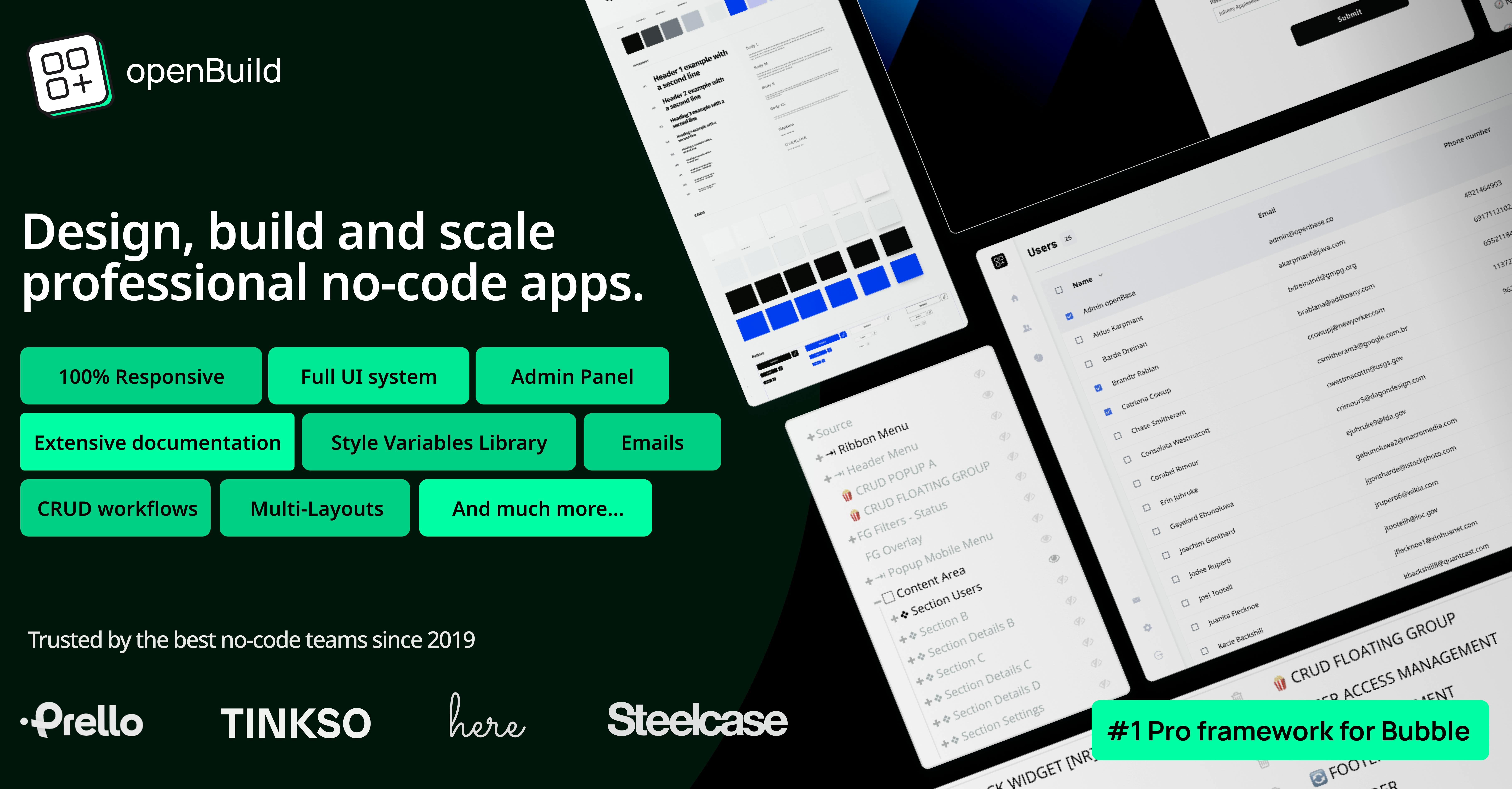 Openbuild Framework Template Bubble