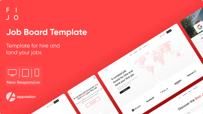 Fijo - Job Board Template | Bubble