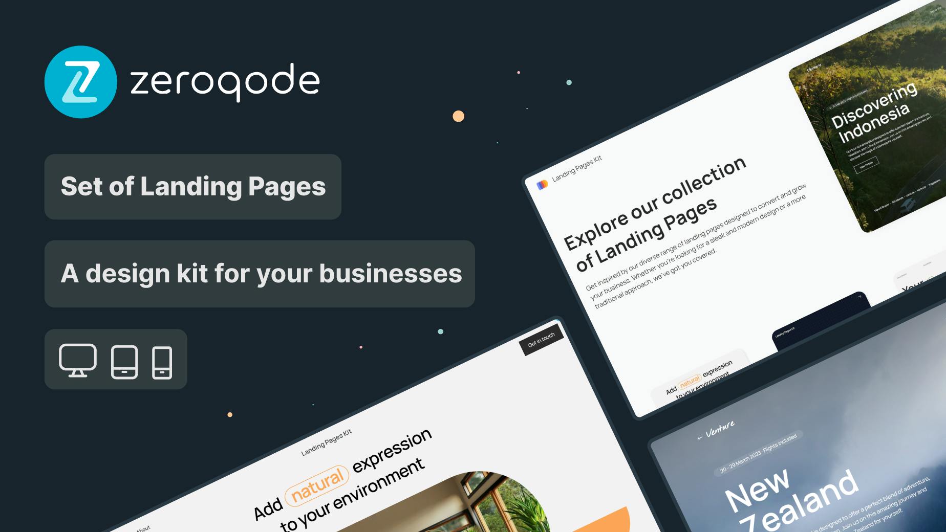 Landing Pages Kit Template Template | Bubble