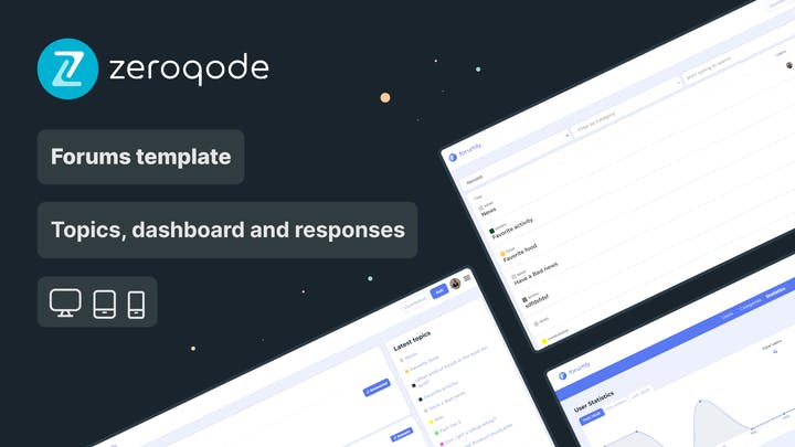 Forumly - Forums Template Template | Bubble