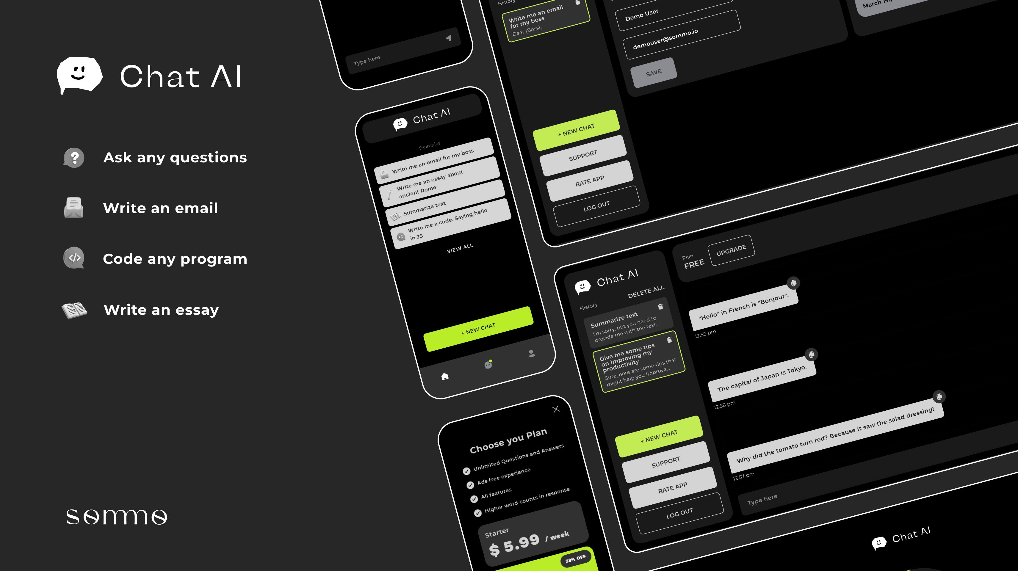 Chat AI Template Template | Bubble