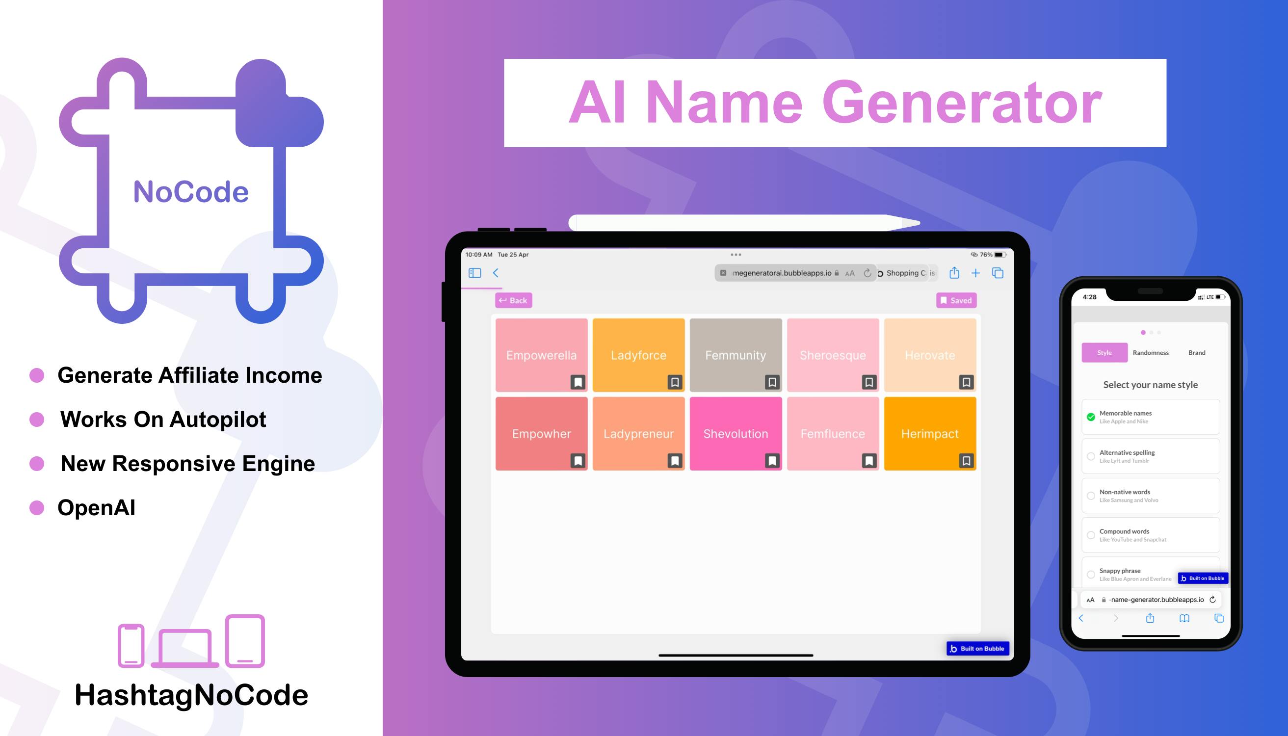 Ai Names Generator #NoCode Template | Bubble Ai Names Generator #NoCode Template | Bubble