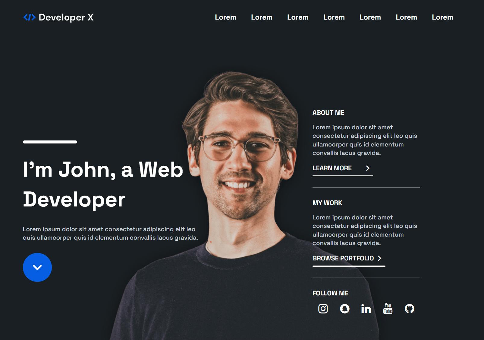 portfolio-uxui Template | Bubble