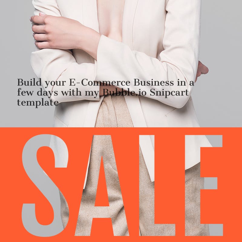 E Commerce With Snipcart Template Bubble