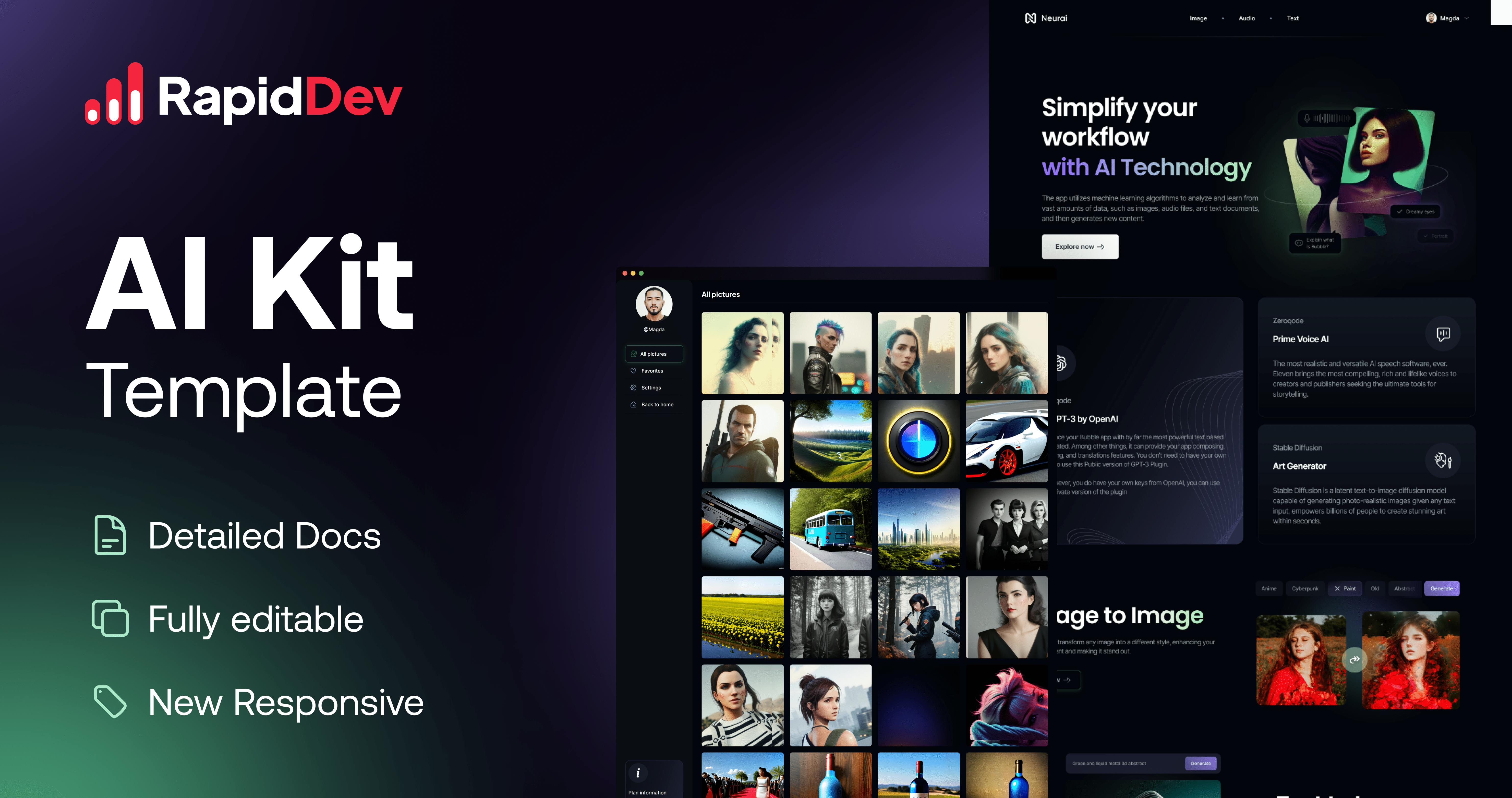 AI Kit Template Template | Bubble