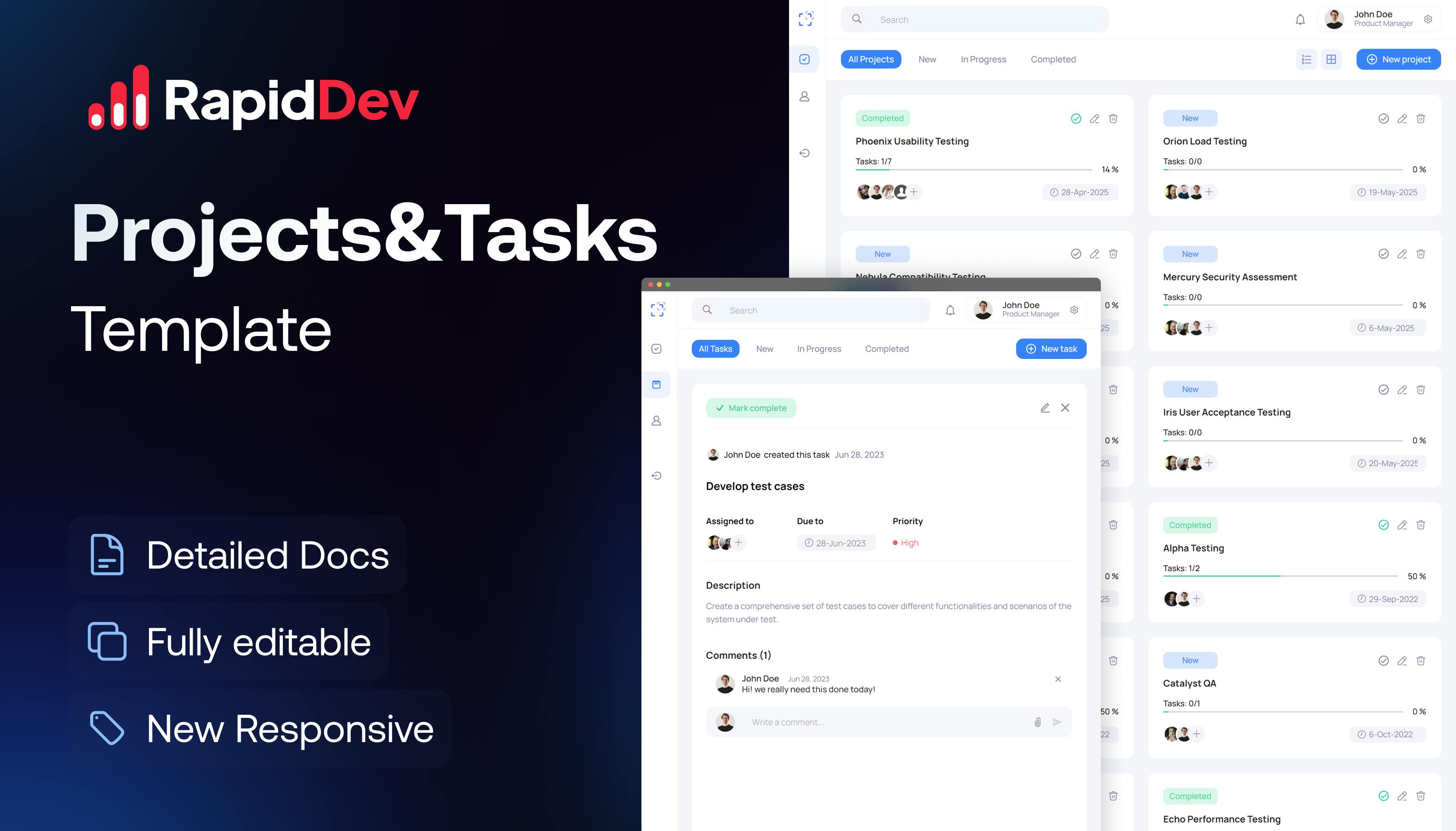 Teamspace Projects Tasks Template Bubble