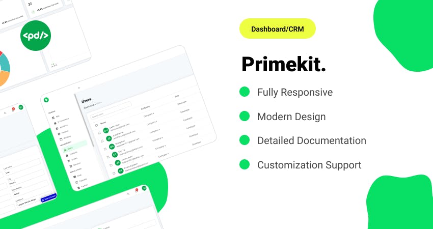 Primekit - Dashboard Template | Bubble