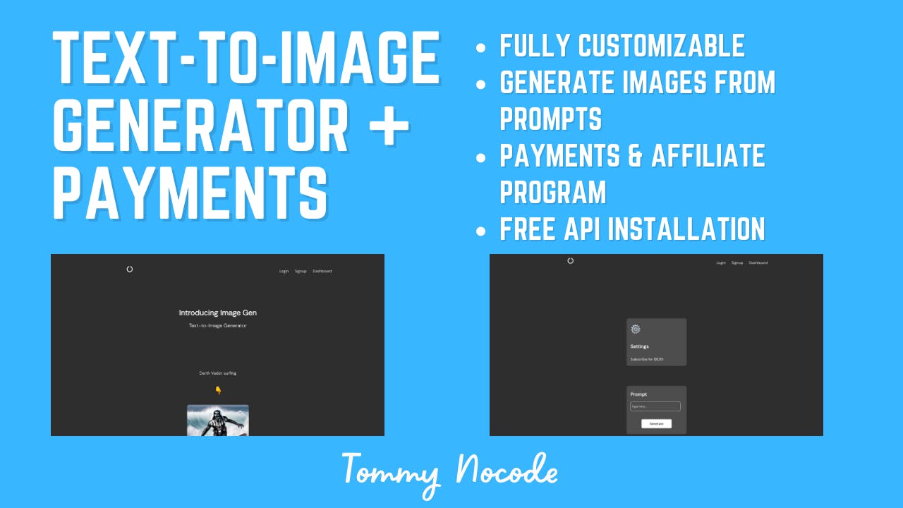 Text-to-Image Generator Template | Bubble