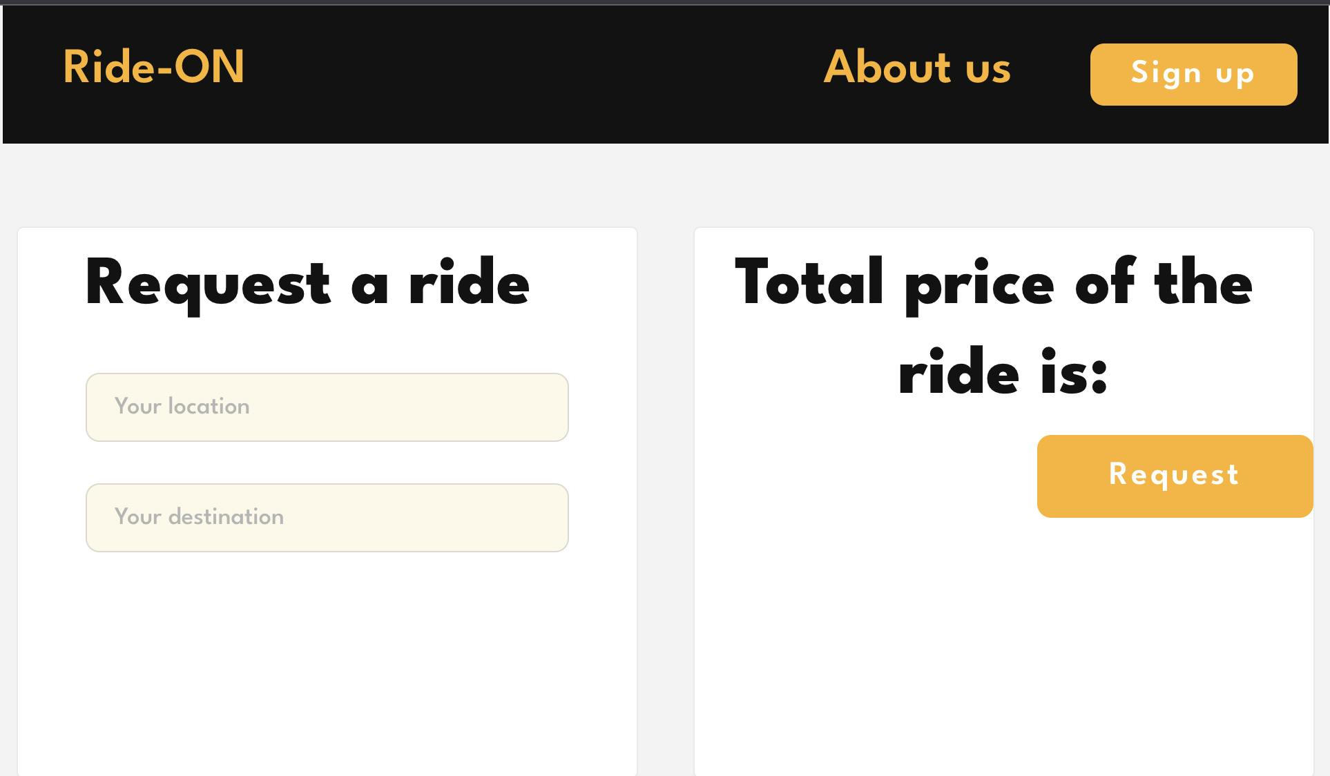 Ride-onn (uber Like App) Template | Bubble