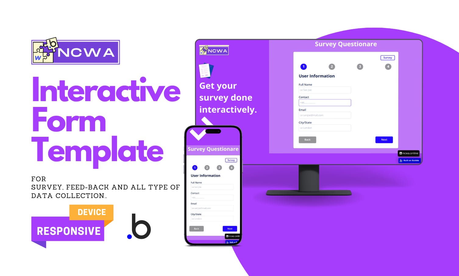 Interactive Form - Ncwa Template | Bubble