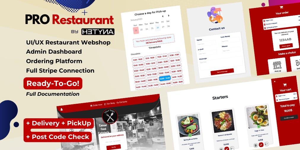 Pro Restaurant - Ordering Template | Bubble