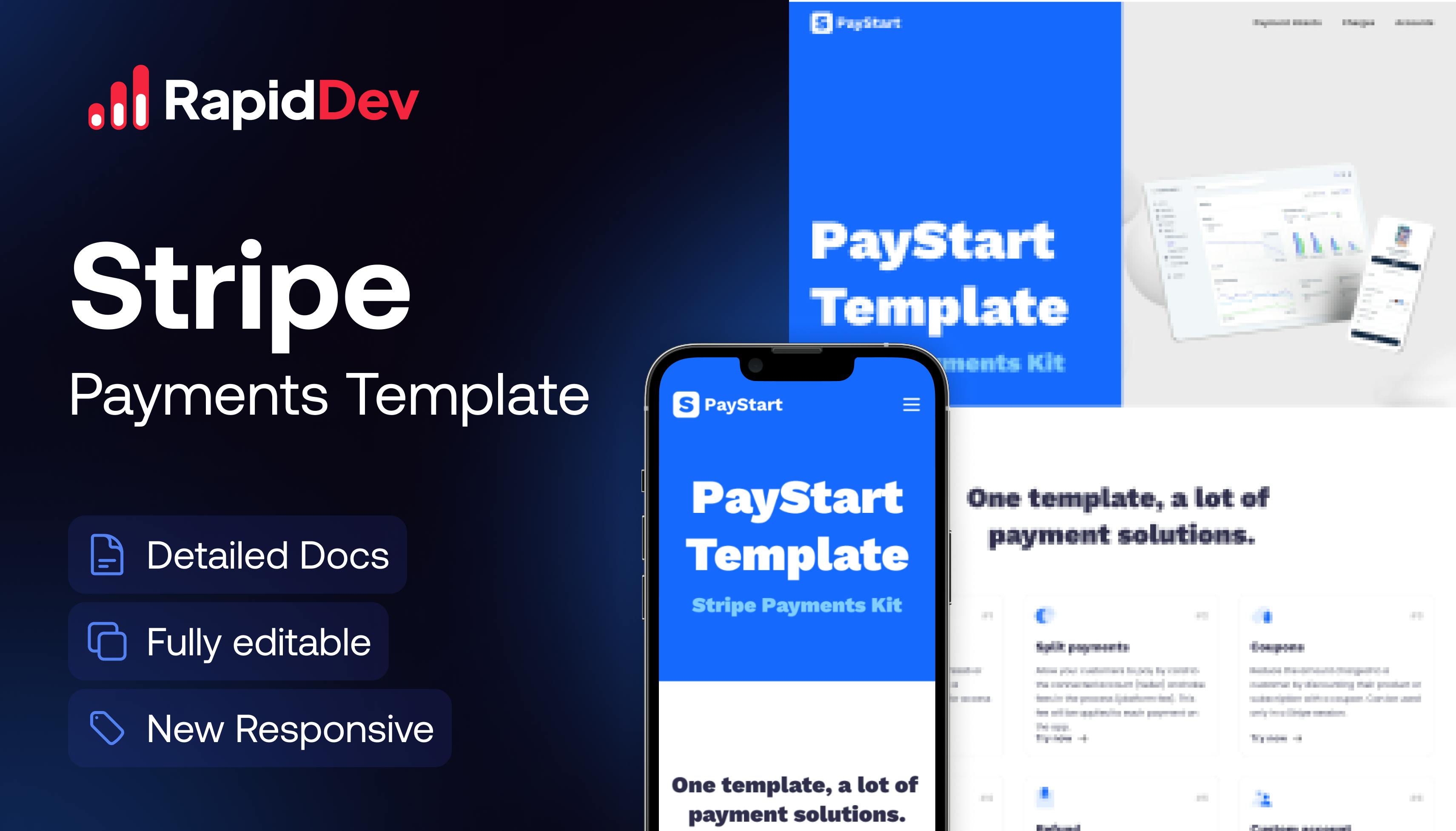 PayStart - Stripe Payments Kit Template | Bubble