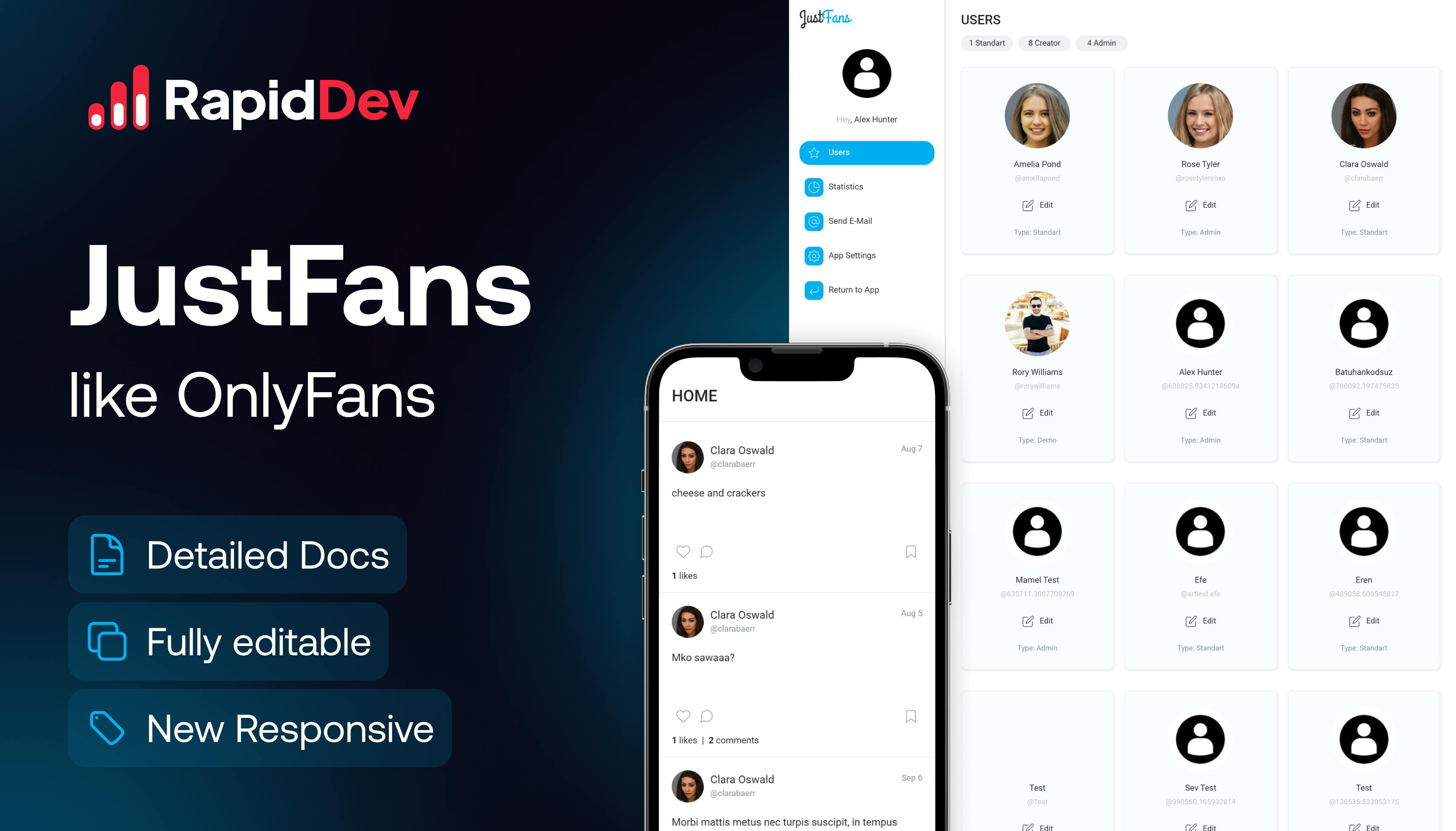 JustFans - OnlyFans Clone Template | Bubble