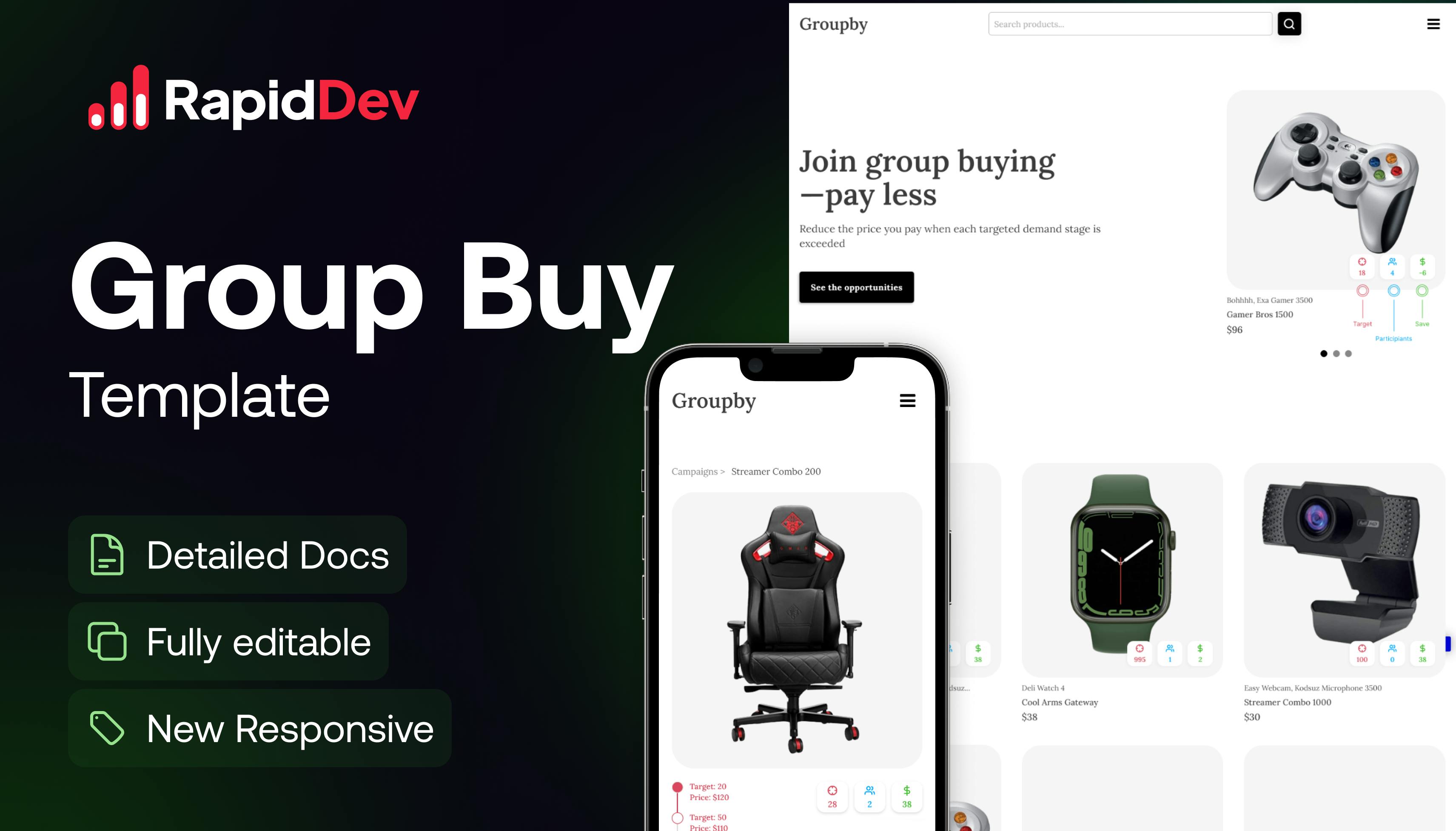Groupby - Group Buying App Template | Bubble