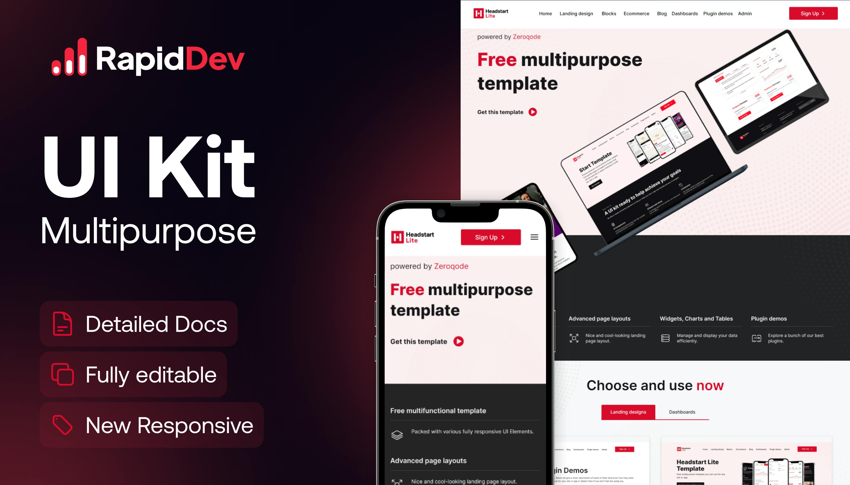 Headstart Multipurpose Base Template | Bubble