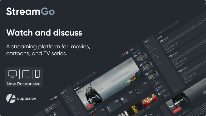 Streaming Tool like Netflix Template | Bubble