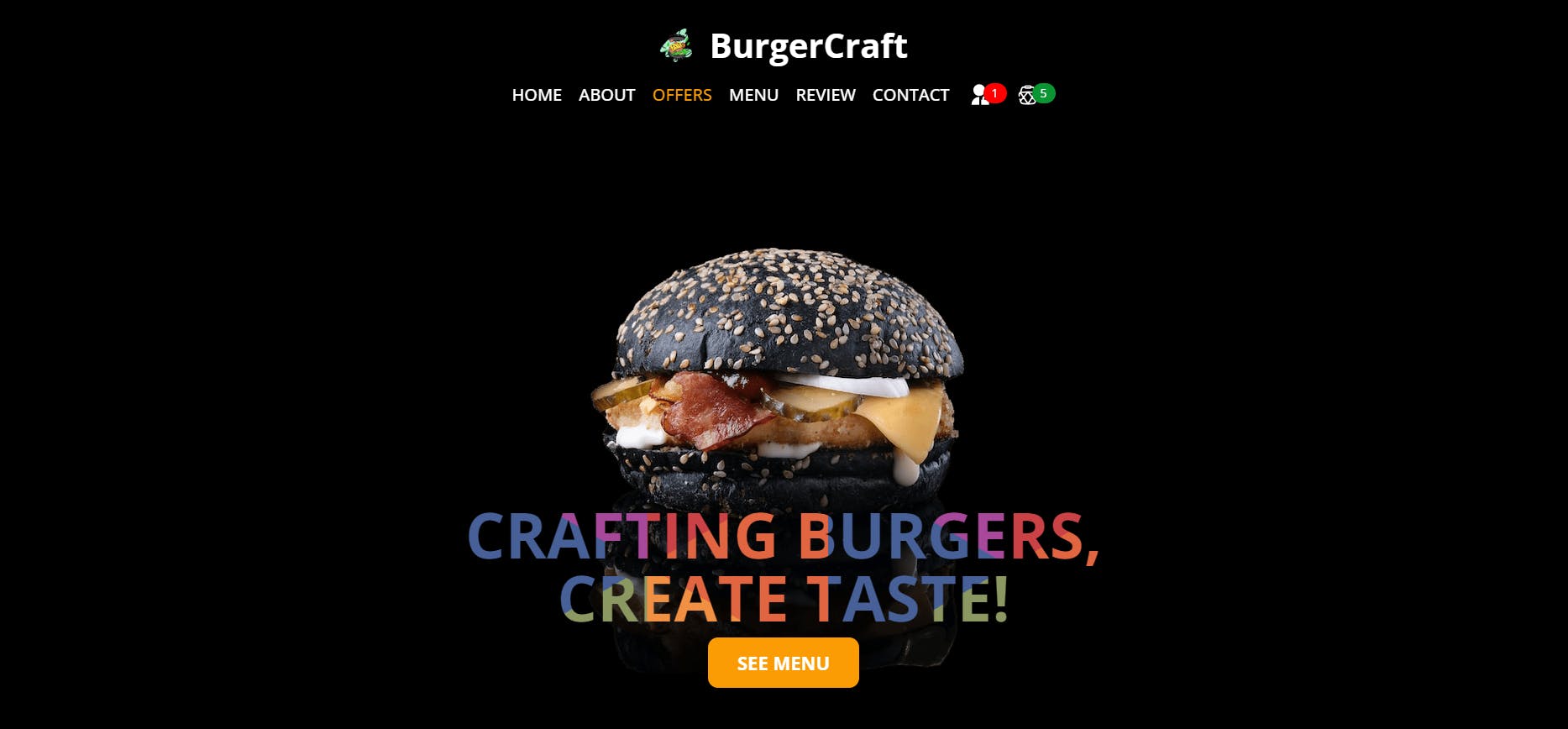 Food Menu, Order & Delivery Template | Bubble