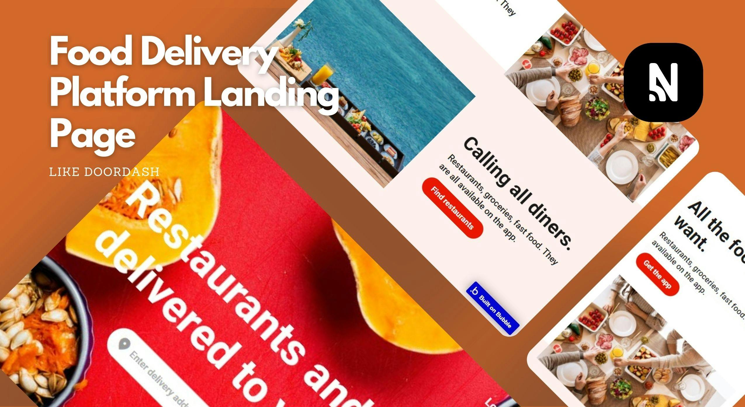 Delivery & Takeout Platform Template | Bubble