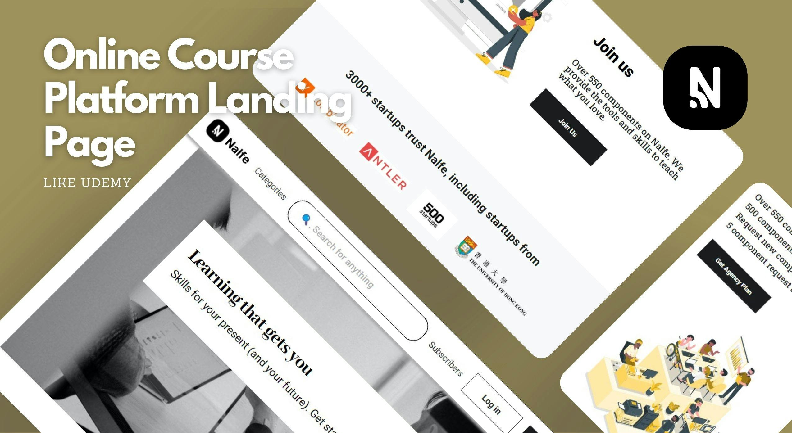 Online Learning like Udemy Template | Bubble