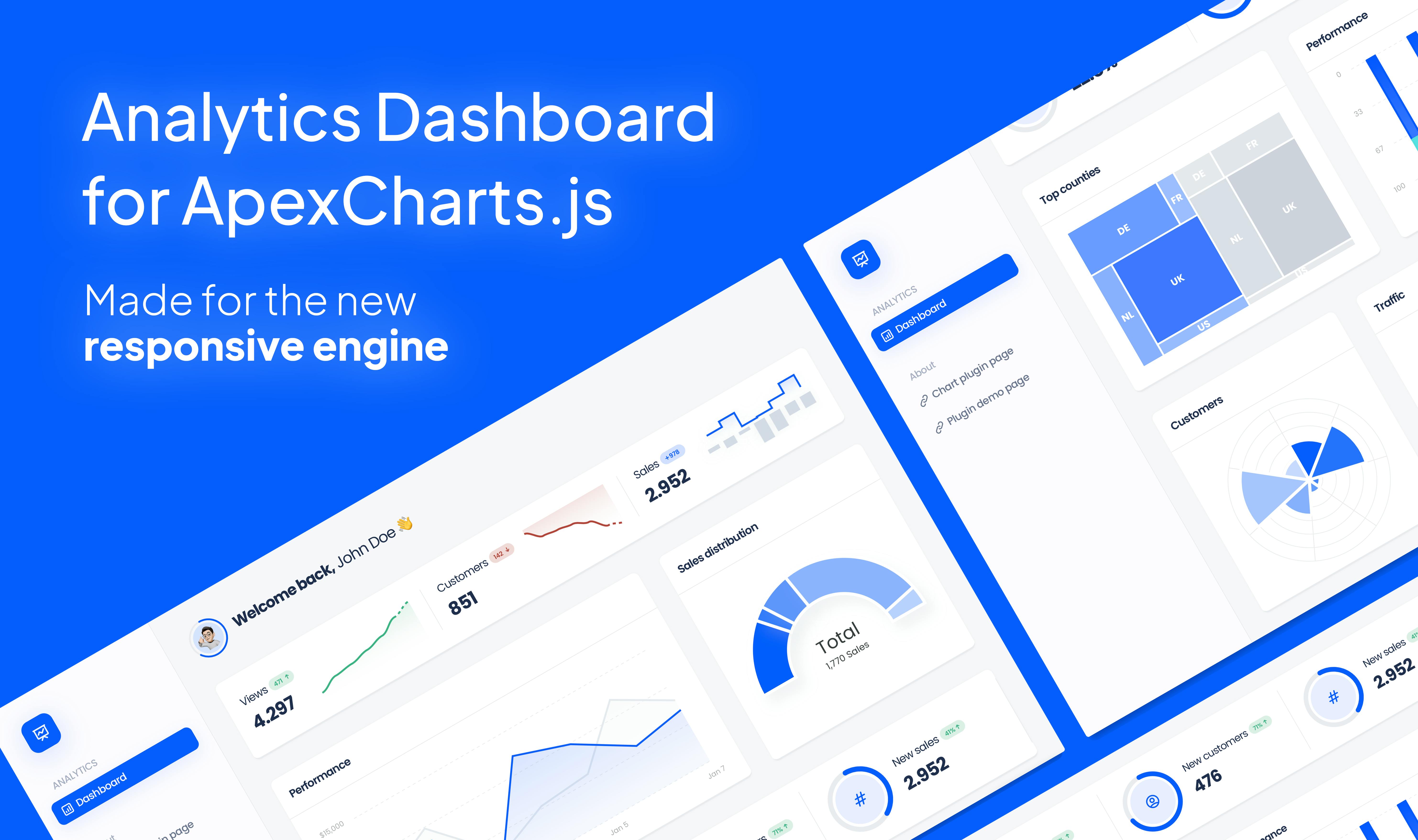 Charts Analytics Dashboard Template Bubble